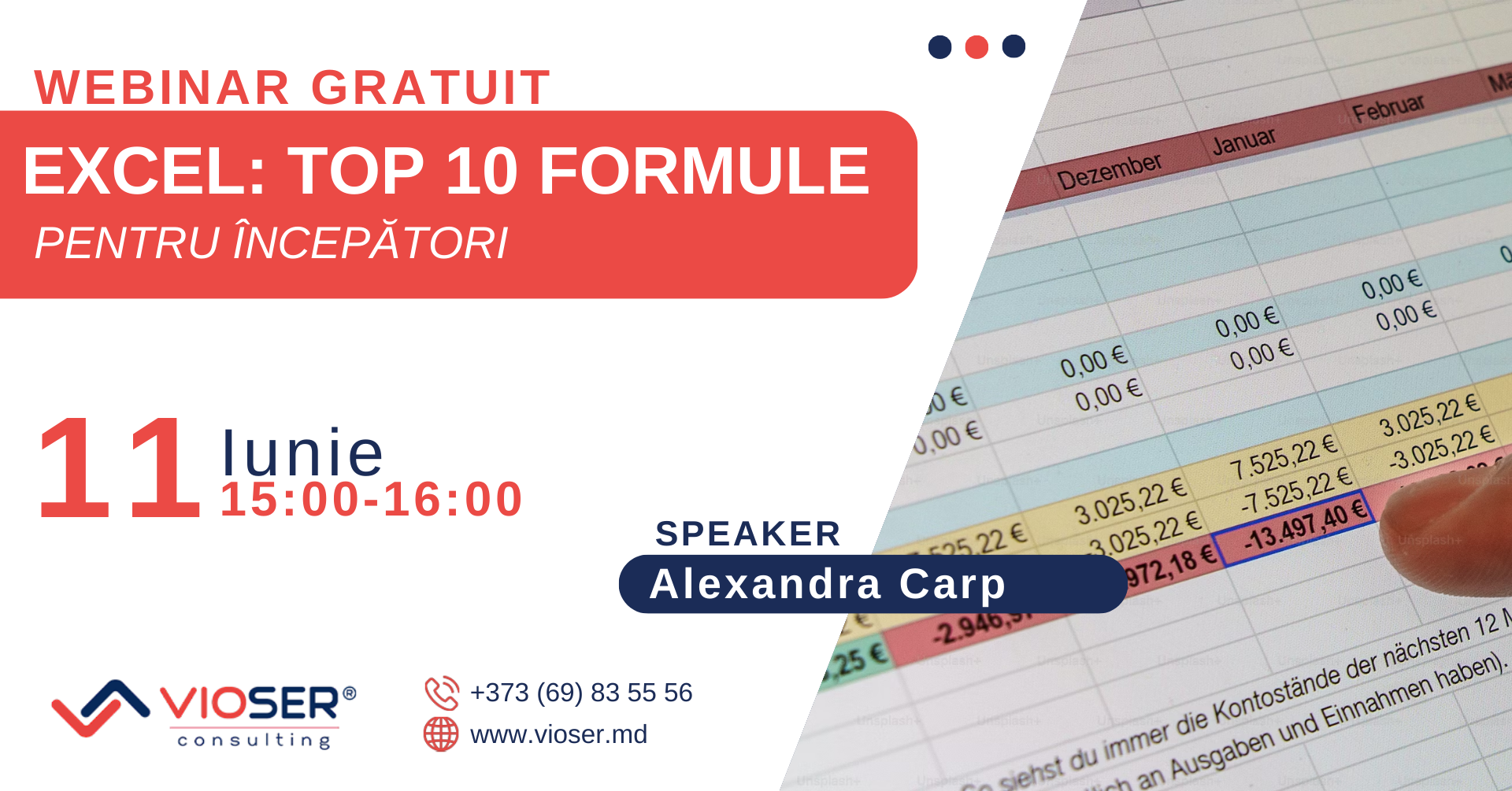 Excel, top 10 formule webinar gratuit | Vioser